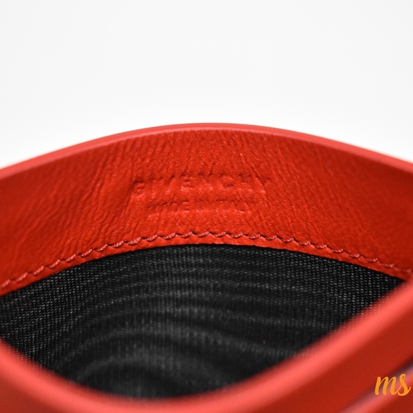 Givenchy | Bags | Nwt Givenchy G Emblem Red Card Case | Poshmark